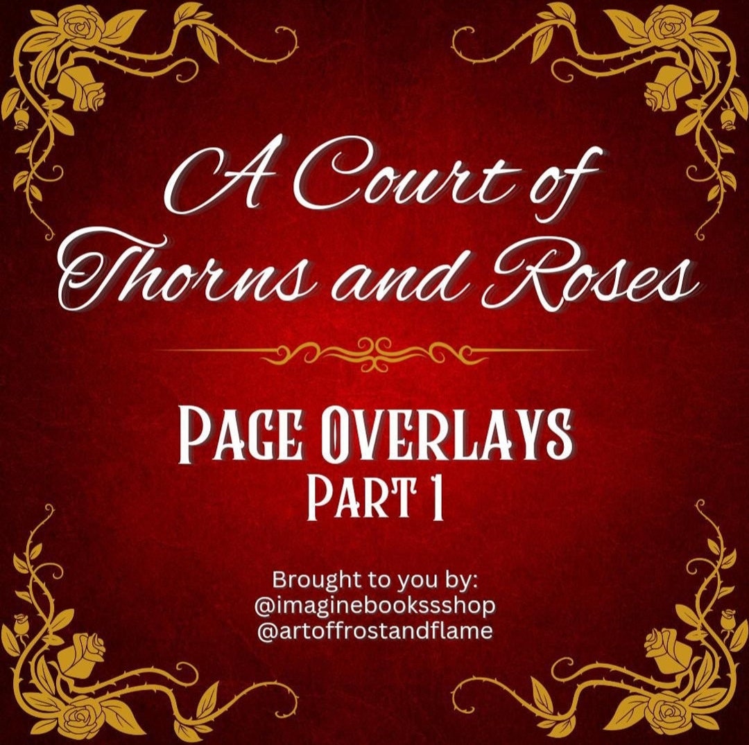 USA- A Court of Thorns and Roses Overlays Part I - Etsy