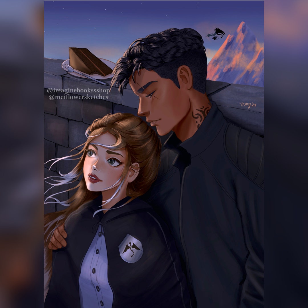 International- Violet and Xaden: Fourth Wing - Etsy