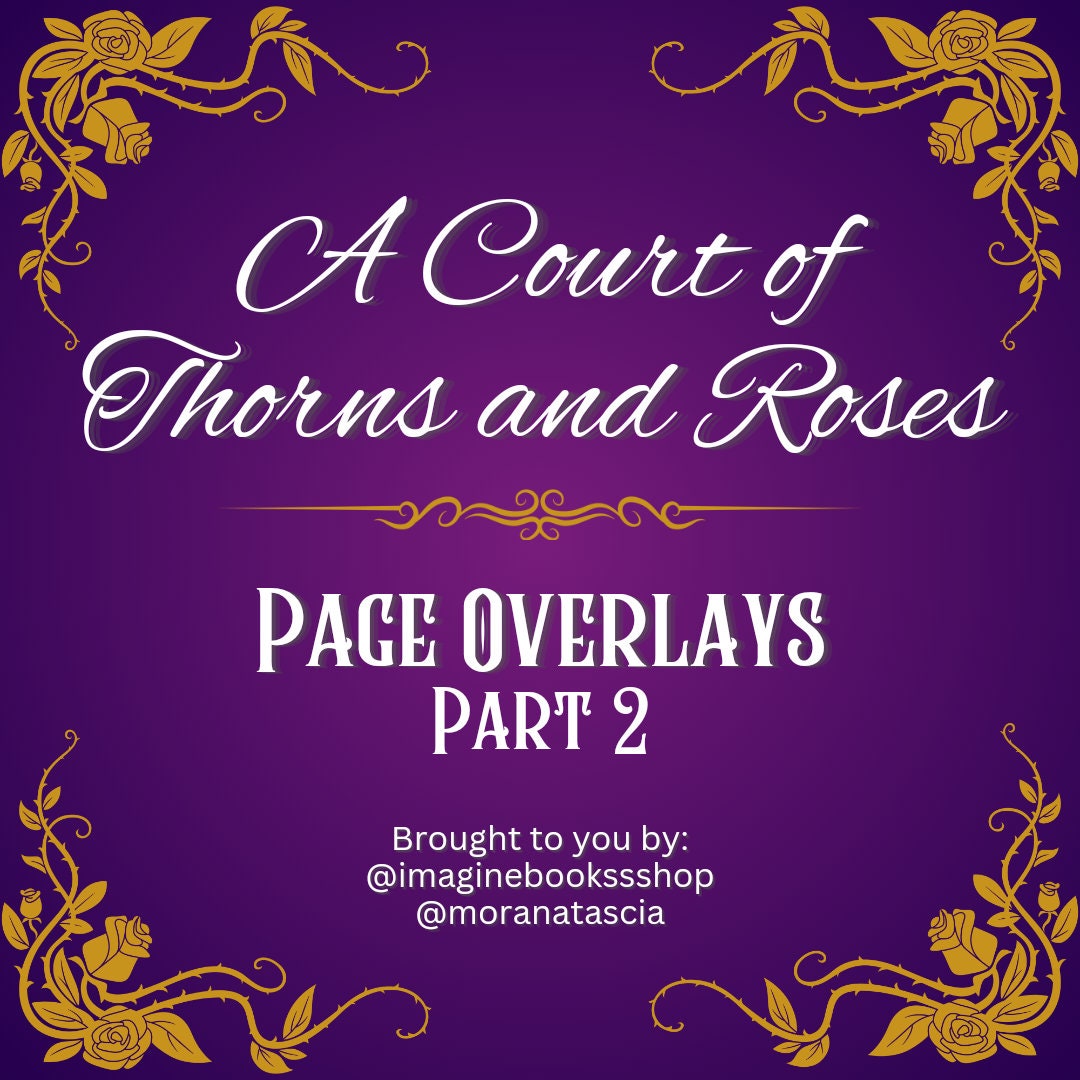 USA- A Court of Thorns and Roses Overlay Part II - Etsy