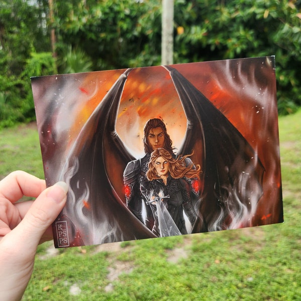 Cassian and Nesta Fan Art - Etsy