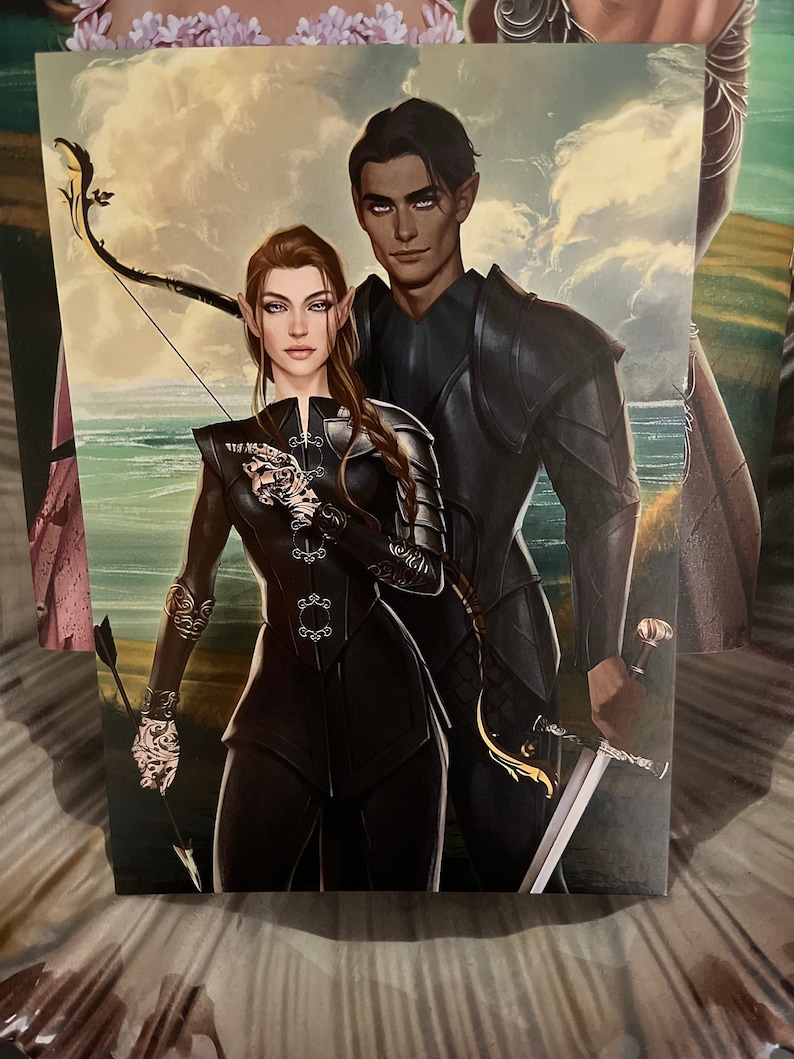USA A Court of Thorns and Roses: High Lord and High Lady Art - Etsy