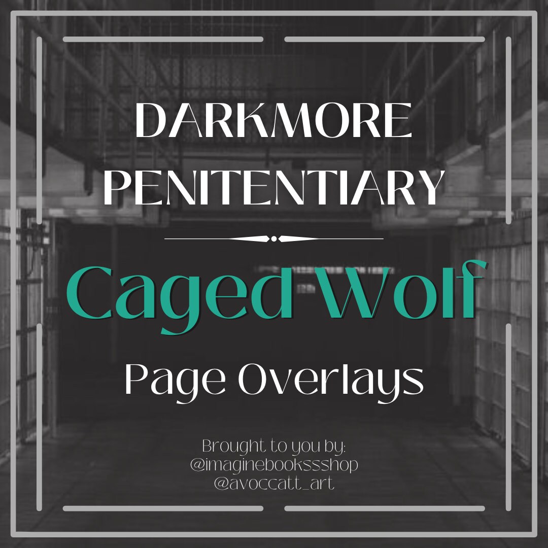 USA- Caged Wolf Page Overlays: Darkmore Penitentiary - Etsy