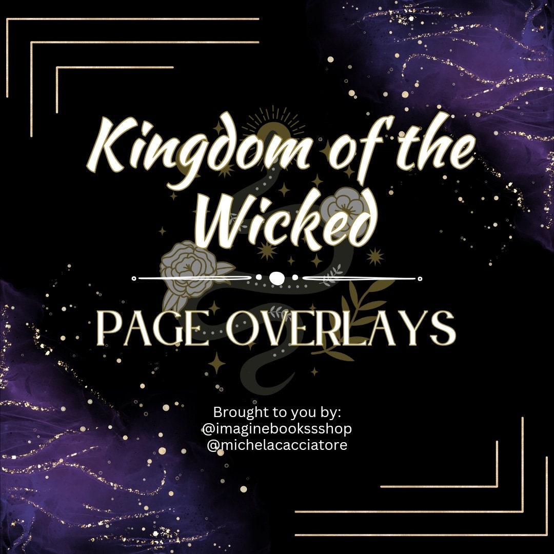 USA - Kingdom of the Wicked Page Overlays - Etsy