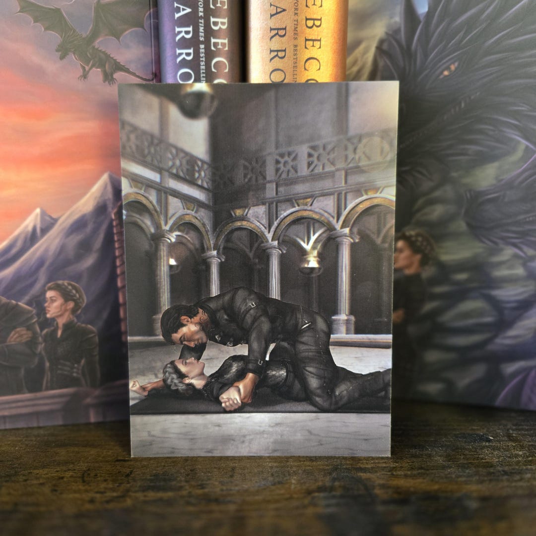 USA - Sparring Art Print and Page Overlay: Fourth Wing - Etsy