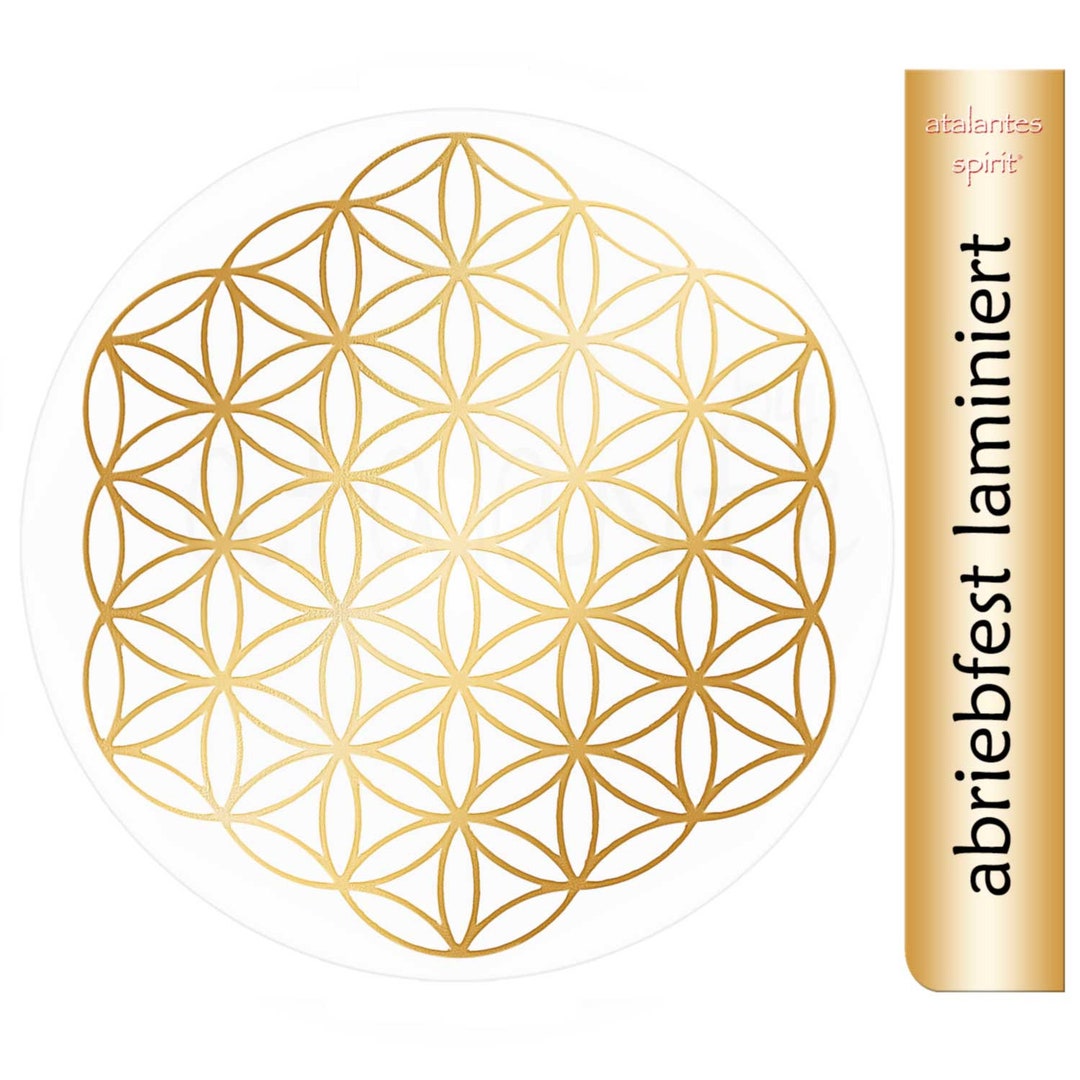 50 Flower of Life Stickers 3 Cm Laminated Without Outer Circles ...