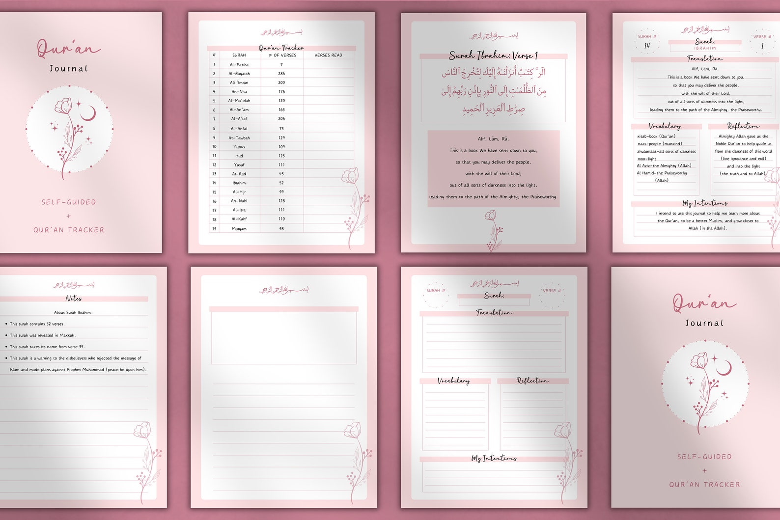 Quran Journal | Printable Quran Journal | Muslim Digital Journal ...