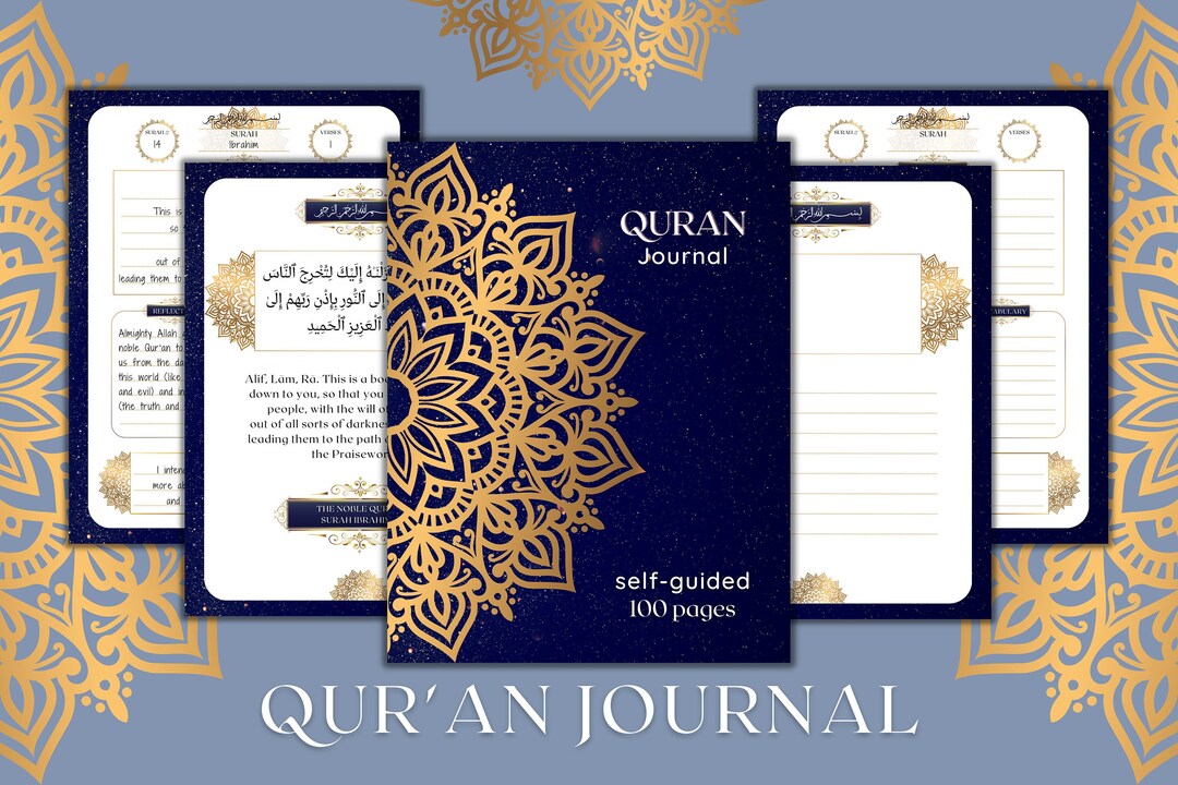 Printable Self-guided Quran Journal (digital Download) - Etsy