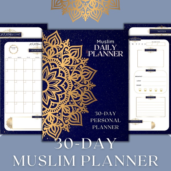 Muslim Daily Planner - Etsy