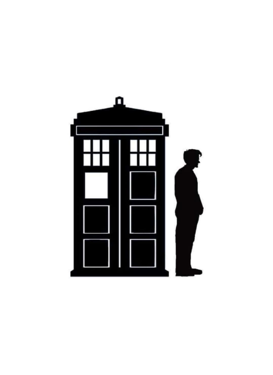 Doctor Who Tardis and Doctor SVG - Etsy