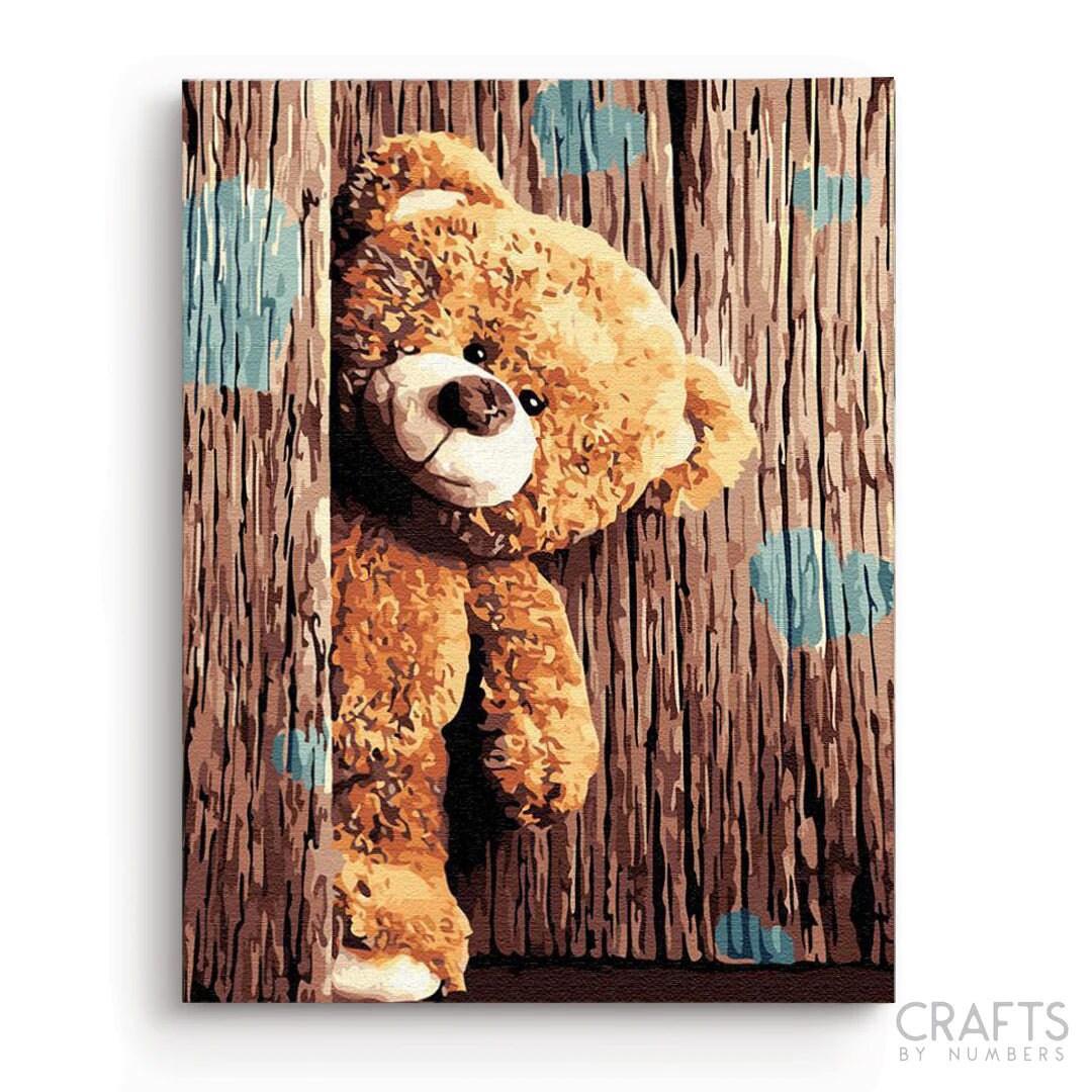 Teddy Bear Paint by Numbers Premium Paint by Number Paint by Numbers ...