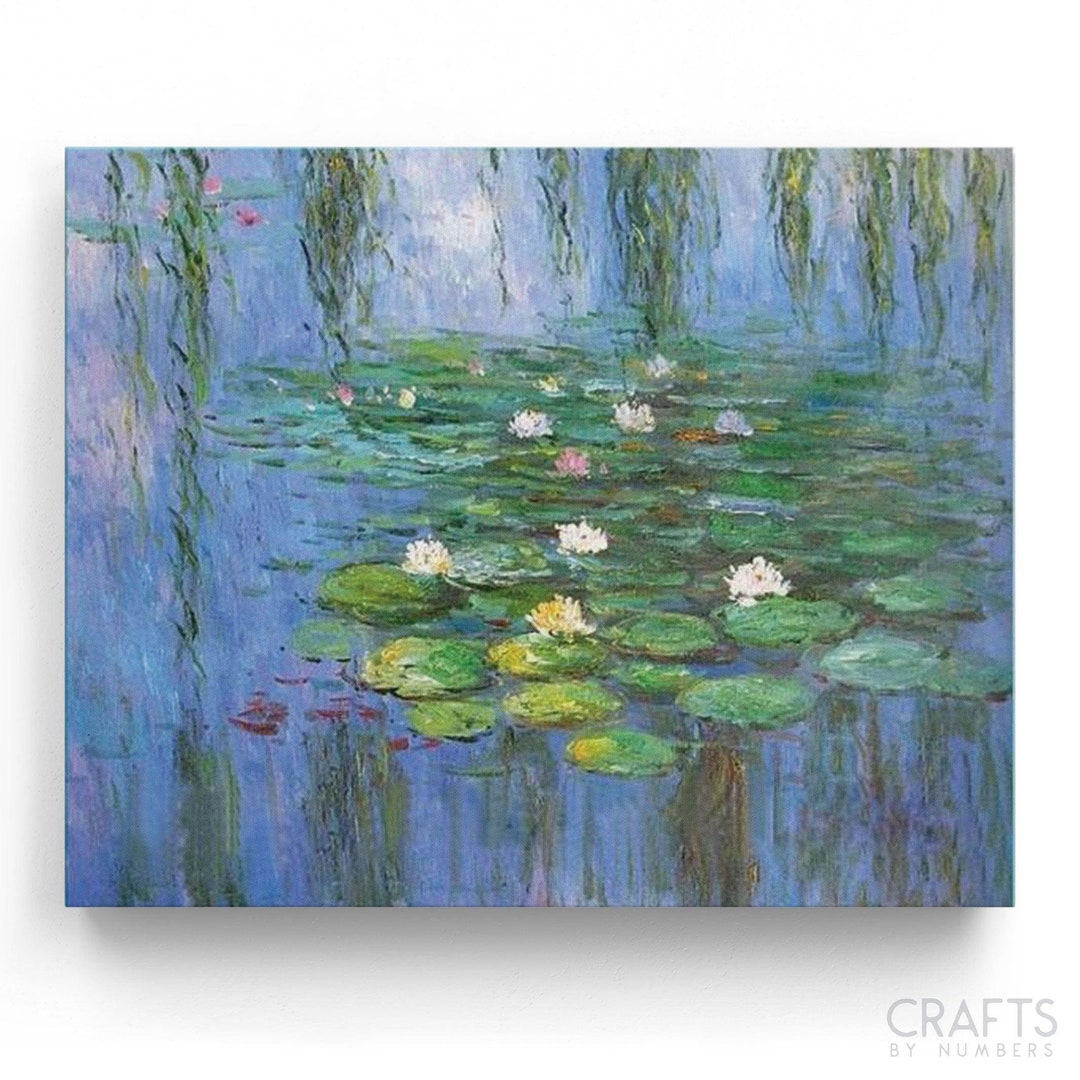 Water Lily Claude Monet Paint by Numbers Premium Paint by Number Paint ...