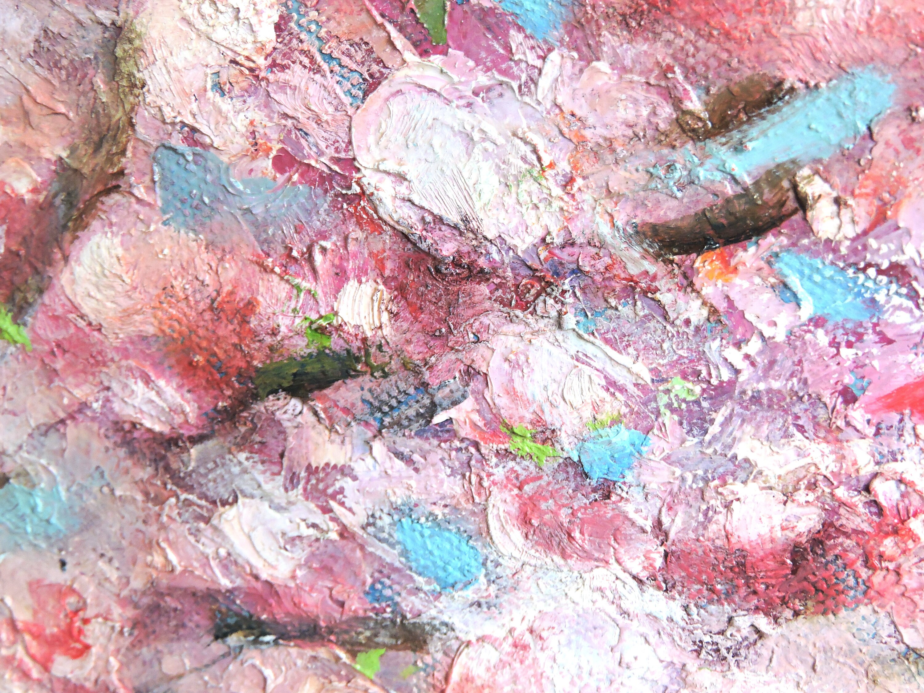 Flowering Trees in Spring Oil Painting Impasto Spring Painting - Etsy