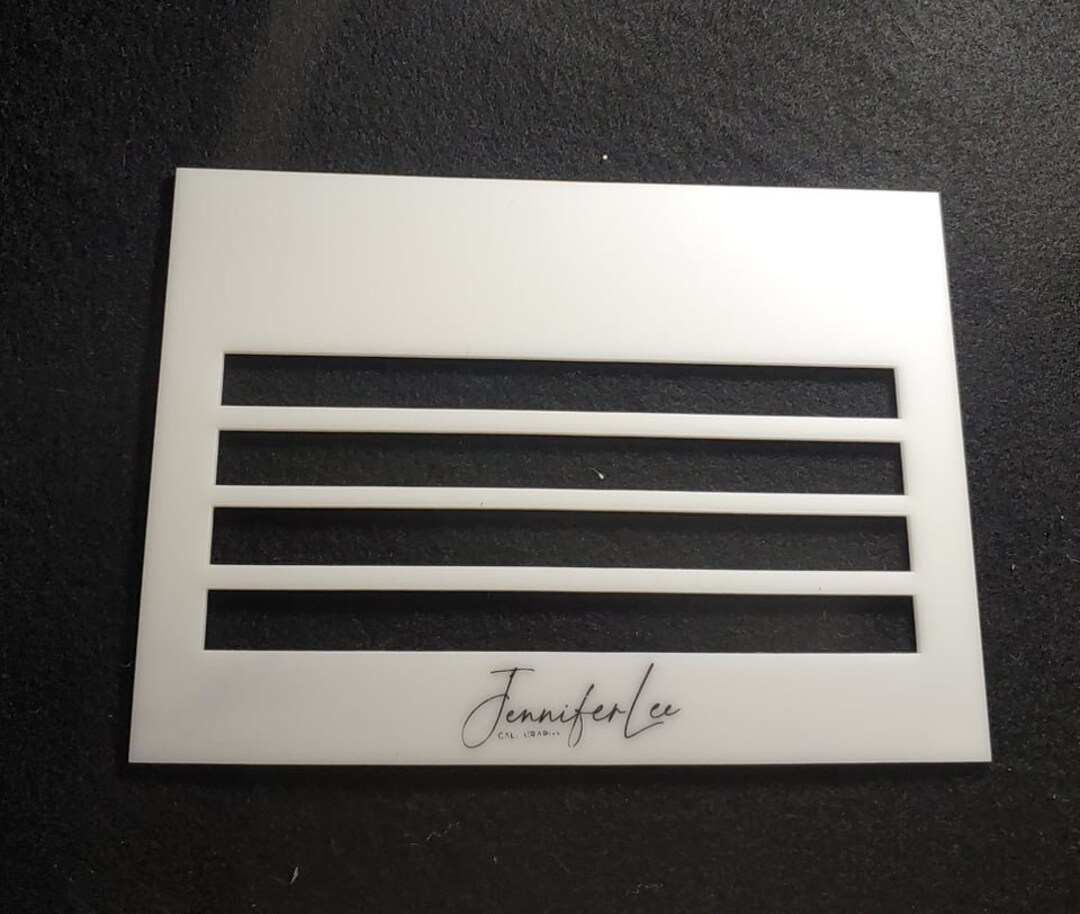 Acrylic A7 Envelope Address Stencil - Etsy