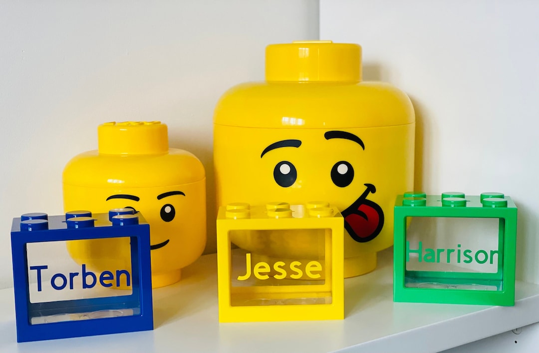 Personalised Lego Style Money Box/ Reward Box - Etsy UK