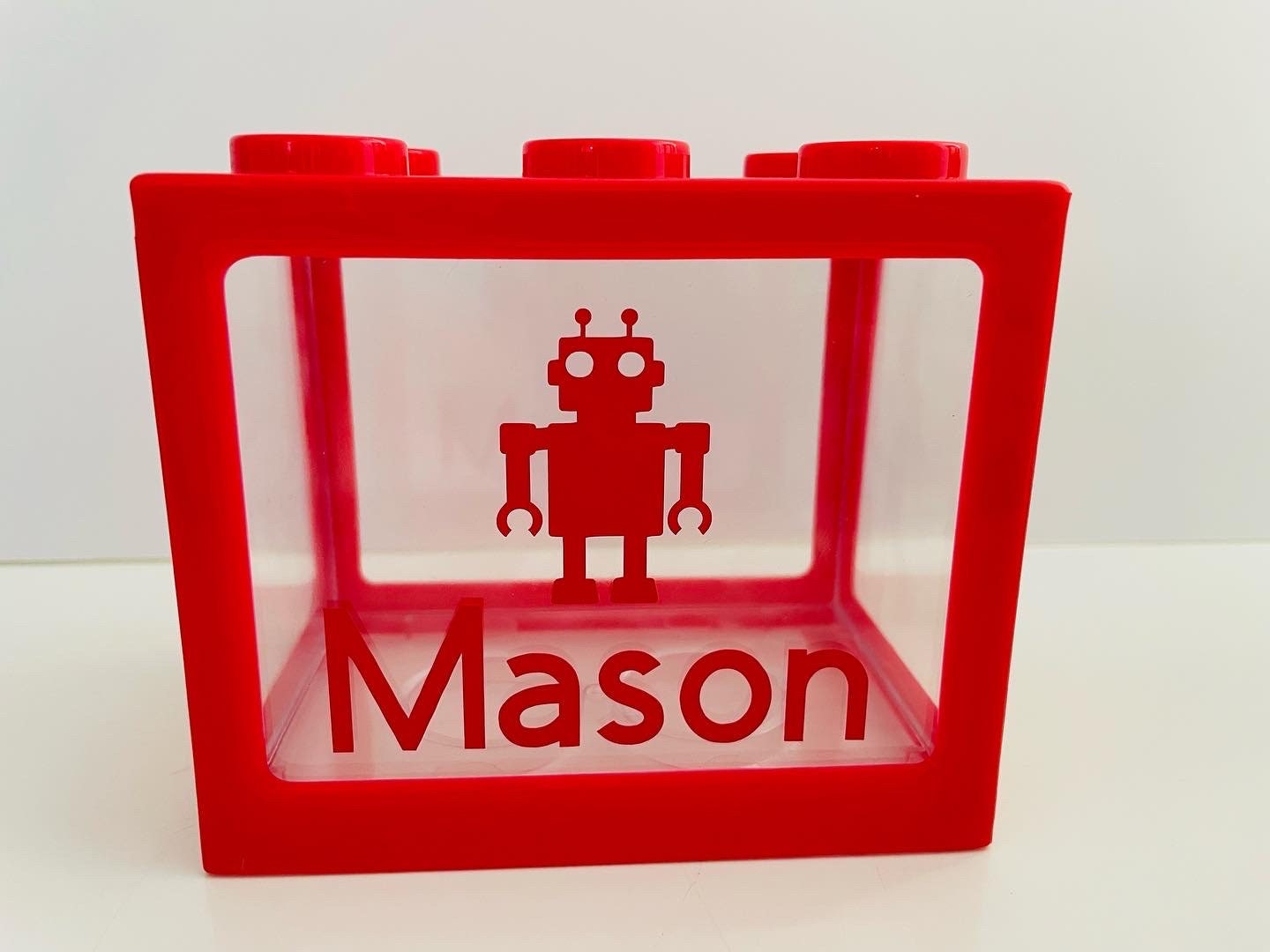 Personalised Lego Style Money Box/ Reward Box - Etsy UK