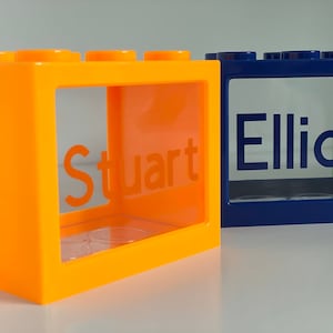 Personalised Lego Style Money Box/ Reward Box - Etsy UK