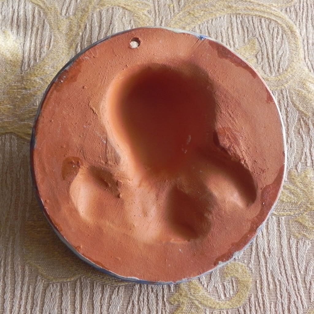 CRAFTSMANSHIP Hand-painted Terracotta Angel, Italy, 1970s - Etsy