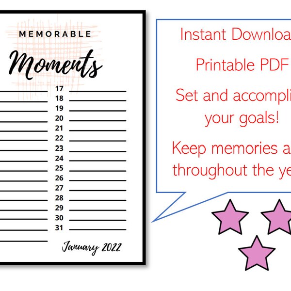 Memorable Template - Etsy
