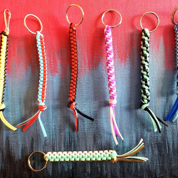 Braided Keychain - Etsy
