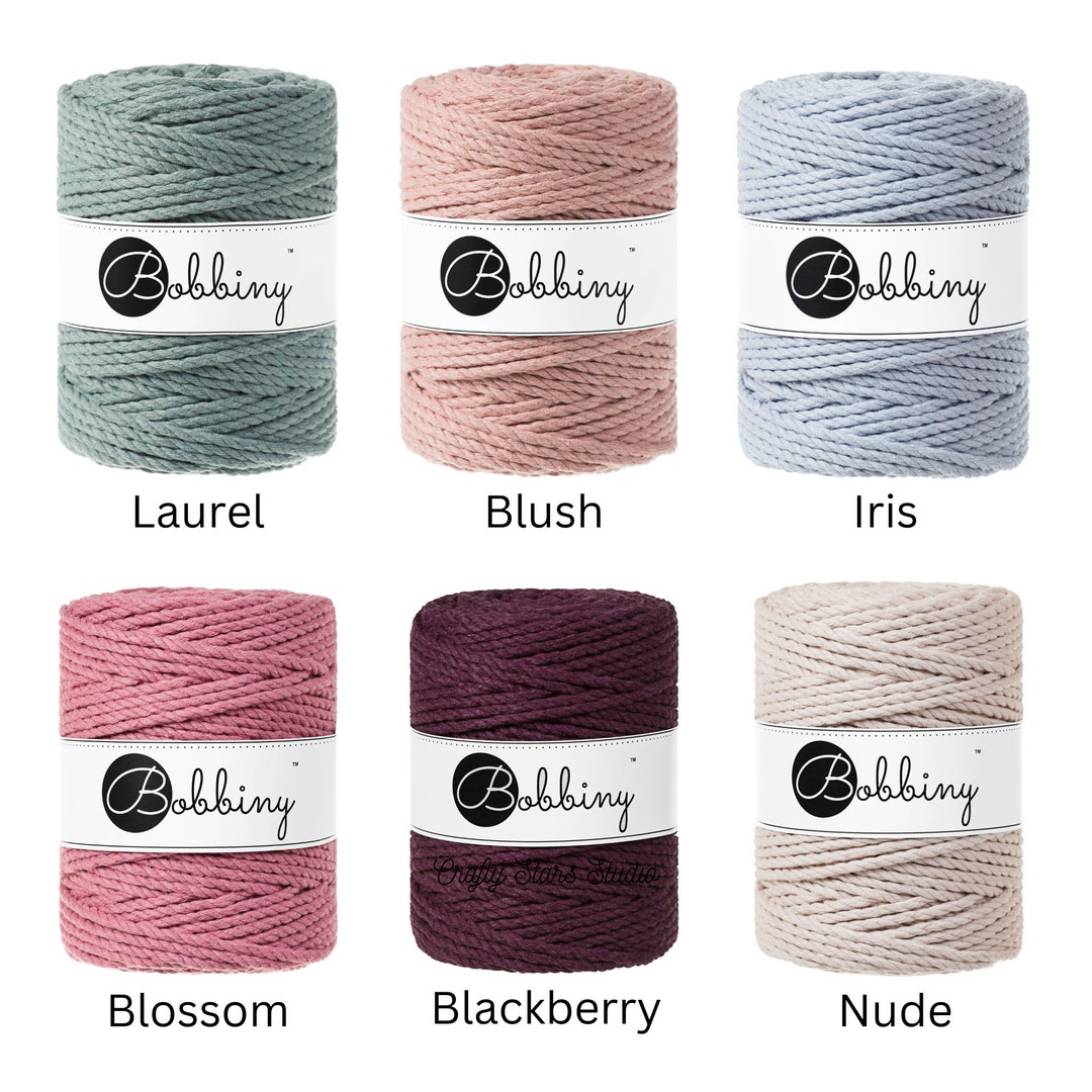 Bobbiny 5mm 3ply Macrame Cord Made From 100% Recycled - Etsy