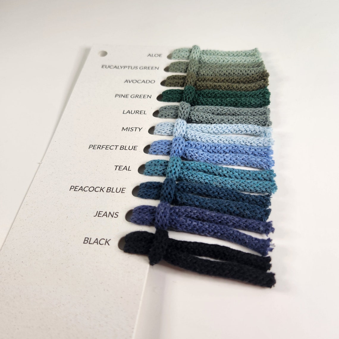 Bobbiny Color Palette, Color Guide, Examples, Braided, 3ply Rope ...