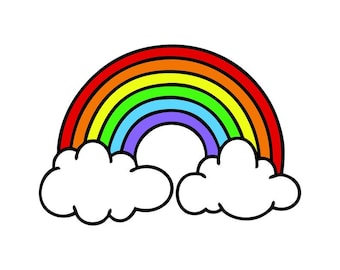 Reading Rainbow Svg | Etsy