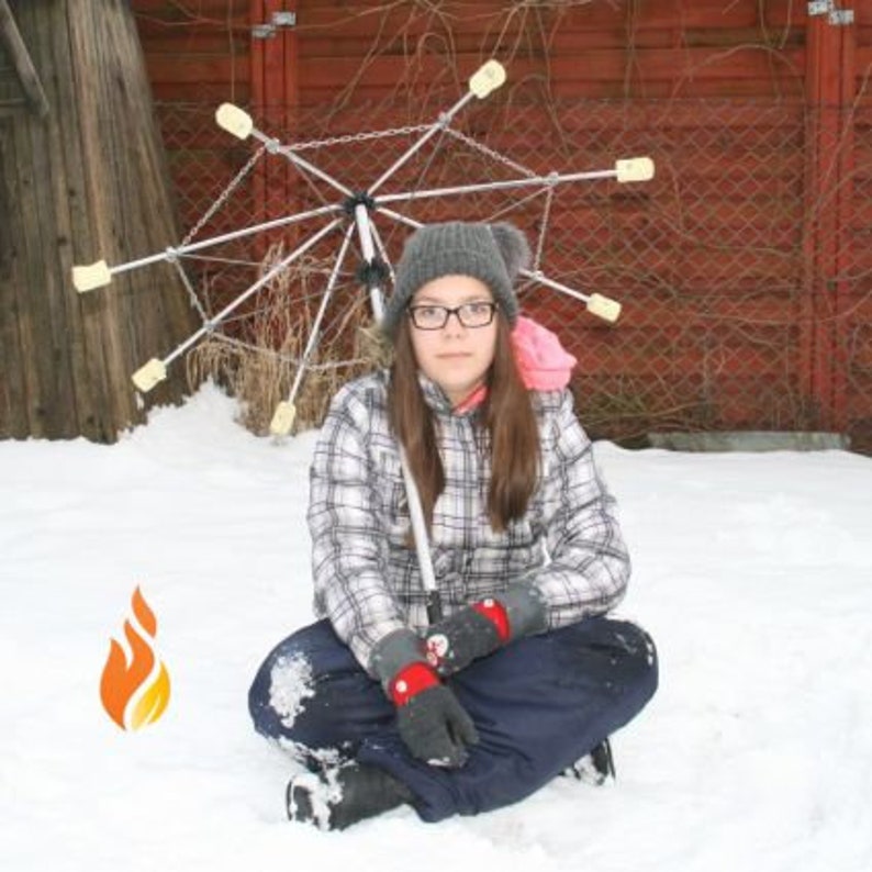 Fire Umbrella - Foldable 8 Wick Parasol, Belly Dance Prop - Etsy