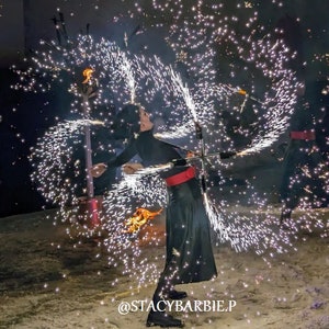 Pyro Dragon Staff: Demountable, Travel-friendly Fire Prop - Etsy