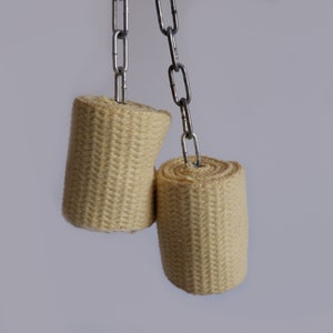 Simple Fire Poi Ultra Light PAIR TRAVEL FRIENDLY Gift for Performers ...