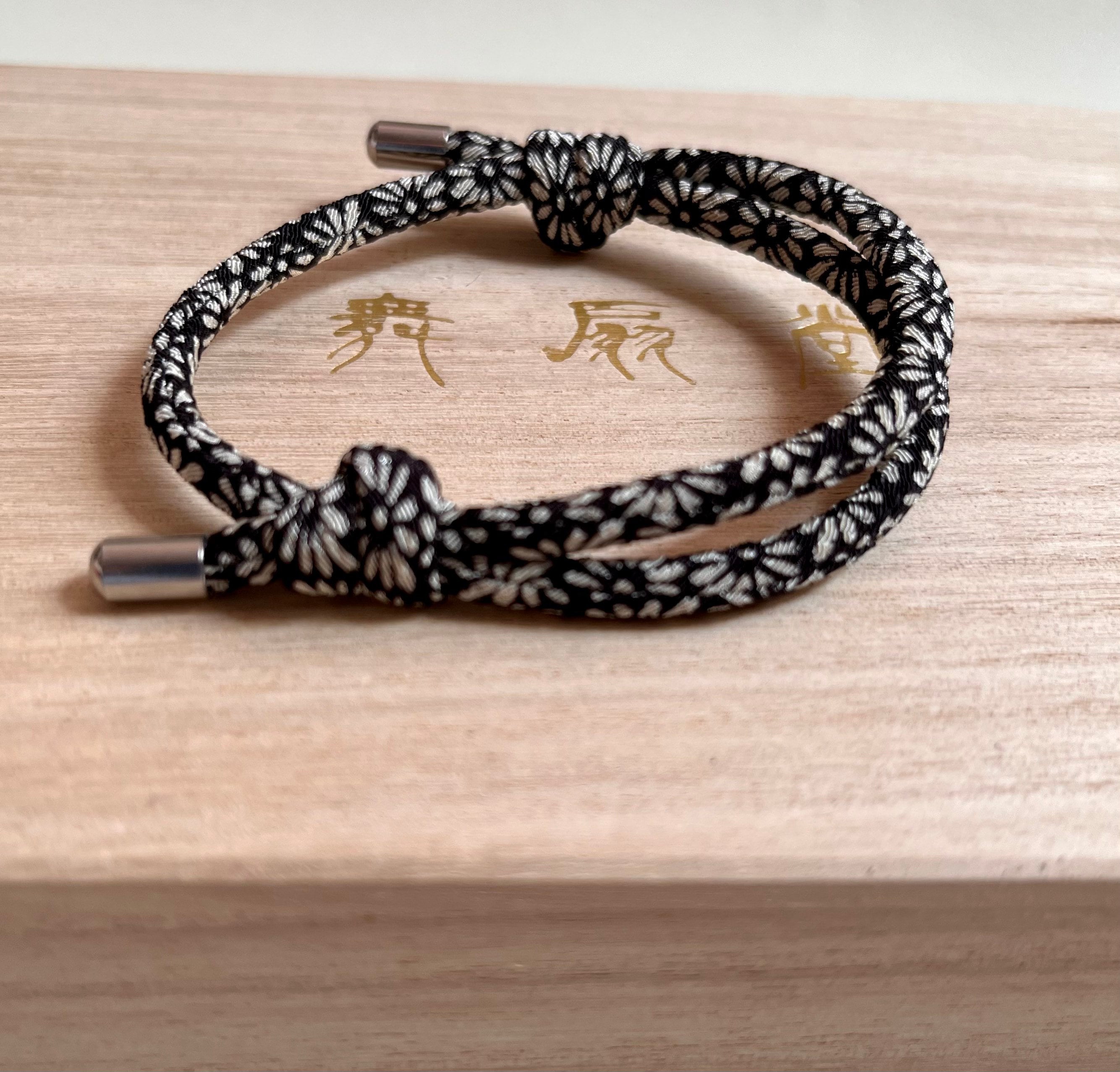 Mens Bracelet Kimono Bracelet Japanese Bracelet Sliding - Etsy
