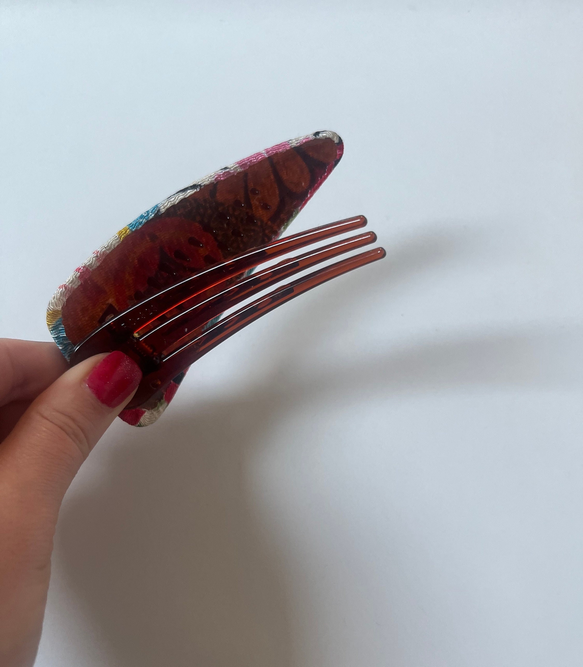 Maxi Side Hair Clip, Barrette Clip, Japanese Hair Clip, Japanese Print ...