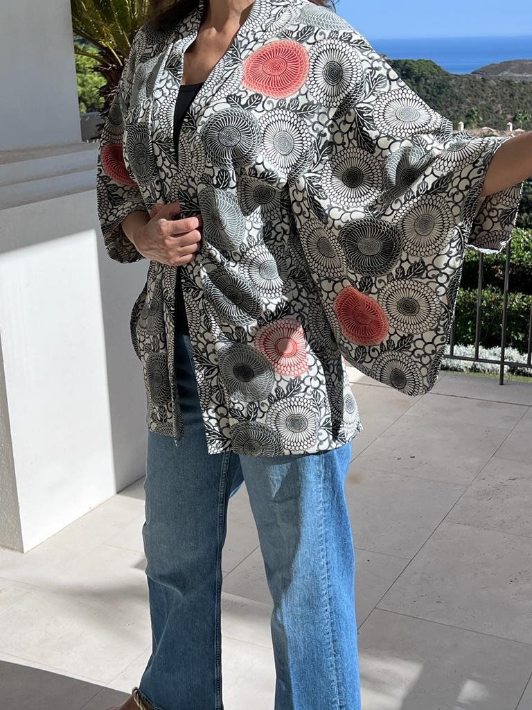 Haori Jacket Japanese Haori Vintage Haori Silk Haori Short - Etsy