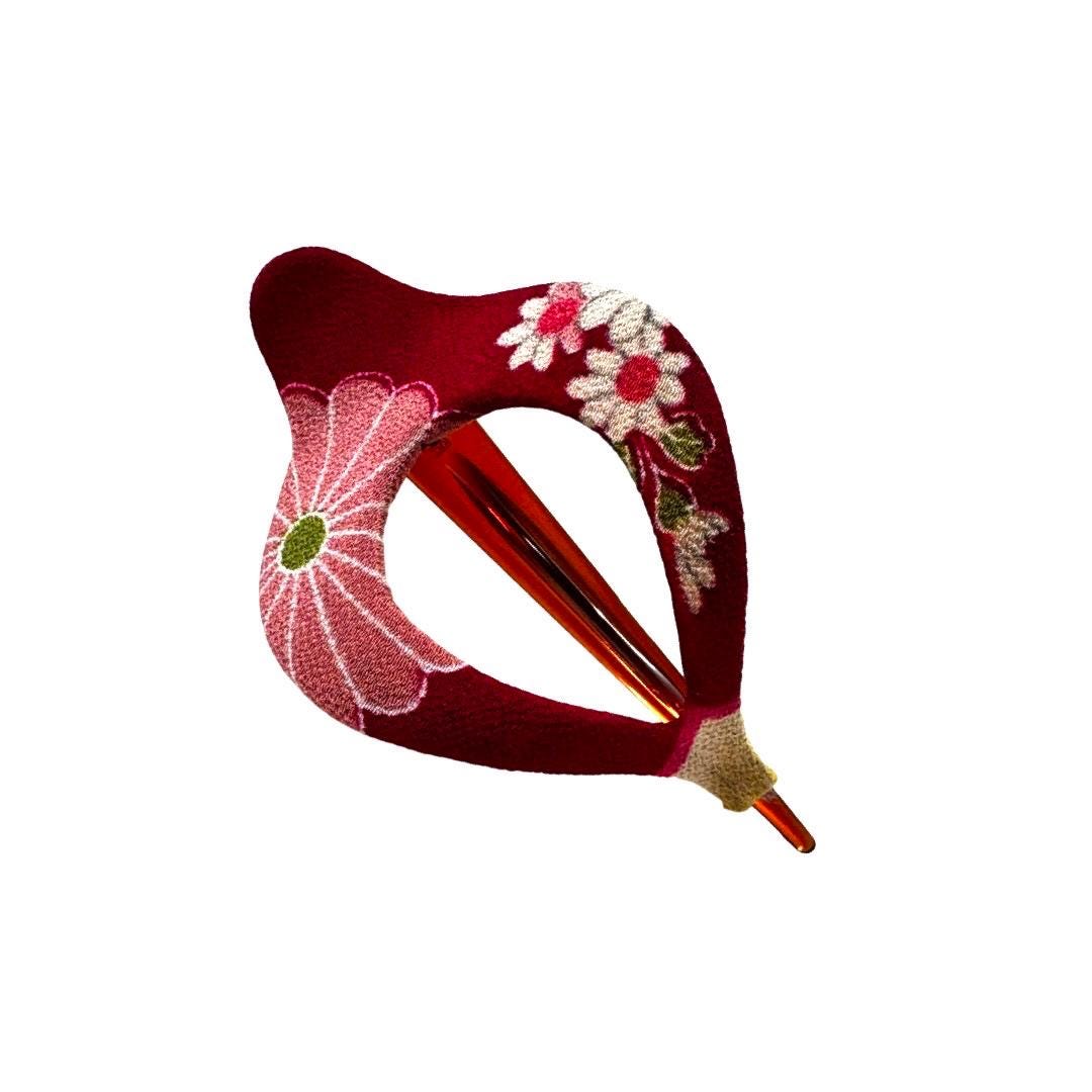 Cherry Red Hair Clip, Hair Clíp, Dark Pink Hair Claw, Barette Clip ...