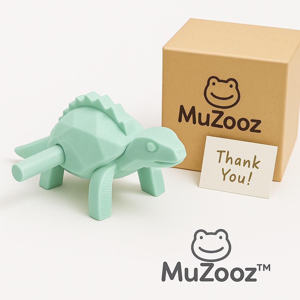 3D Printed Turtle Guiro – Handcrafted Musical Toy | Eco-friendly Sound ...