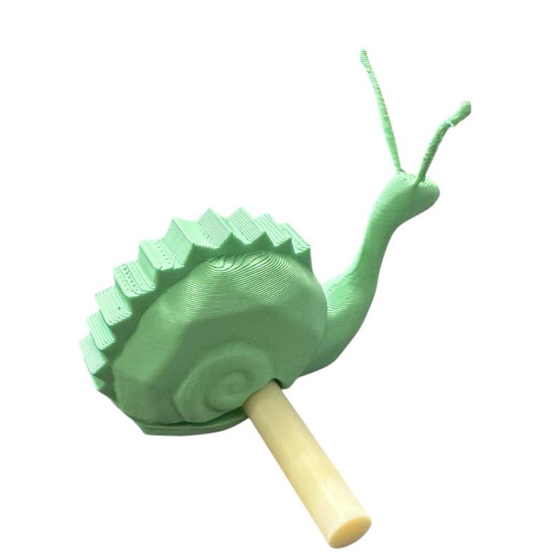 3D Printed Snail Guiro – Musical Animal Sound Toy | Handcrafted Eco ...