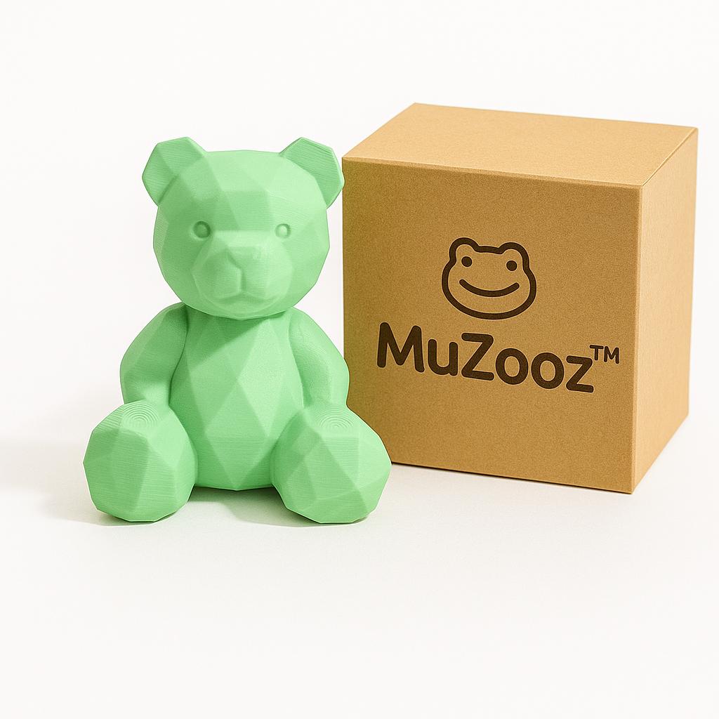 3D Printed Bear Musical Shaker – Mint Green | Handcrafted Musical ...