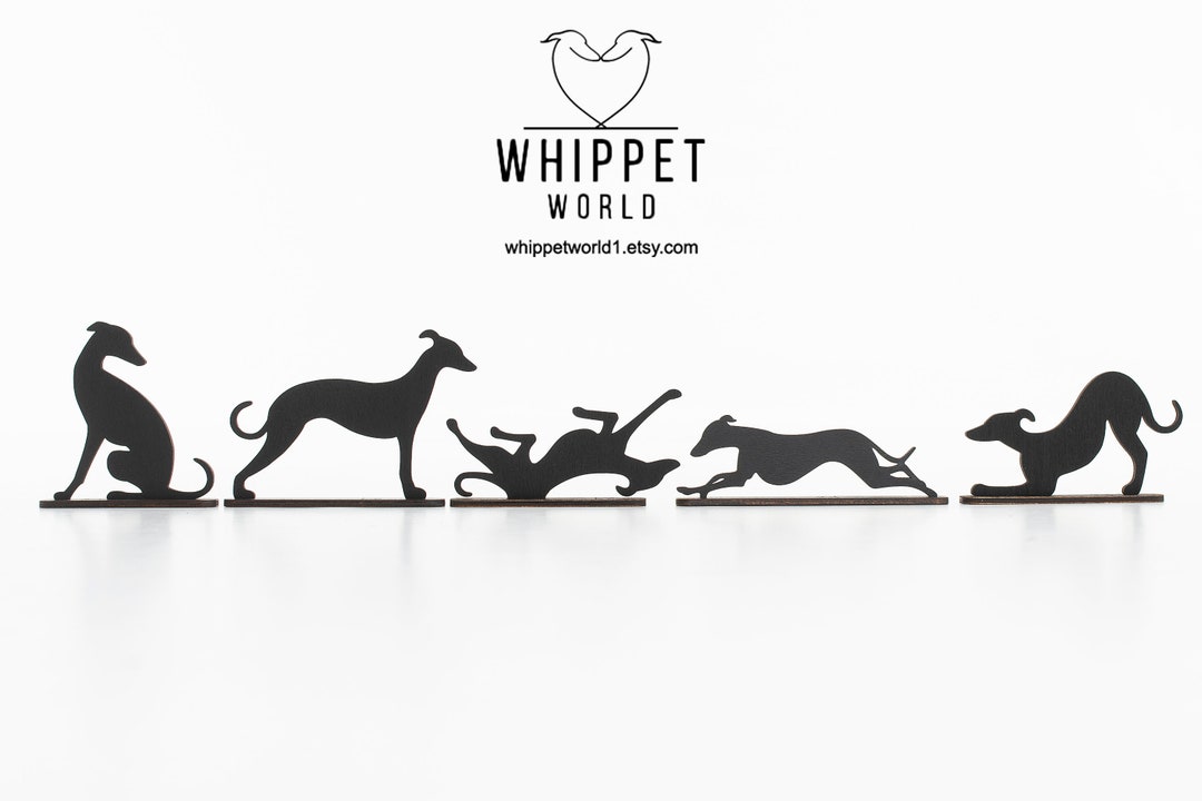 Acrylic Whippet Ornaments: Whippet Greyhound Decor - Etsy