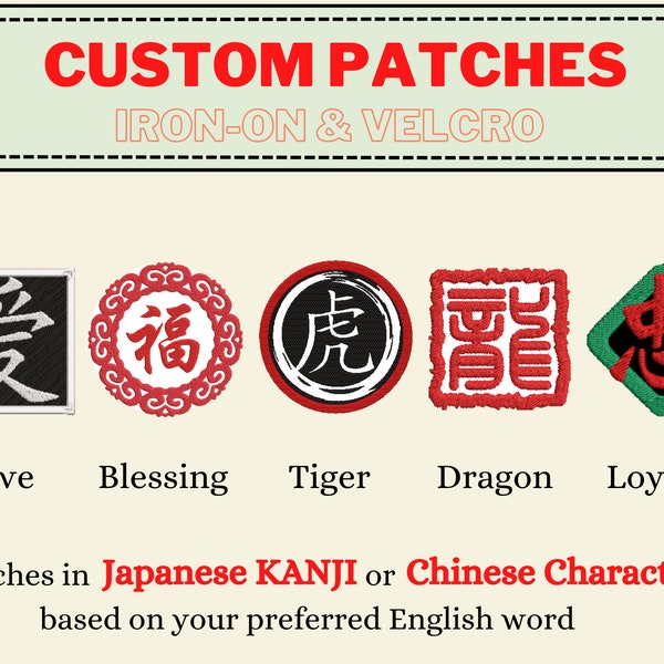 Custom Character Patches - Etsy