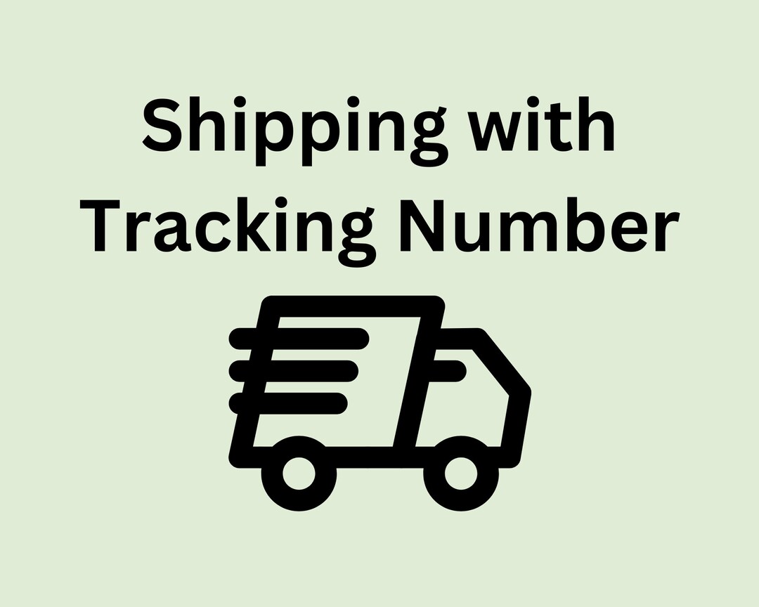Express Shipping With Tracking Code - Etsy
