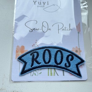 EMBROIDERED Name Tag Patches - Custom Name Tag Iron on & Velcr0 ...