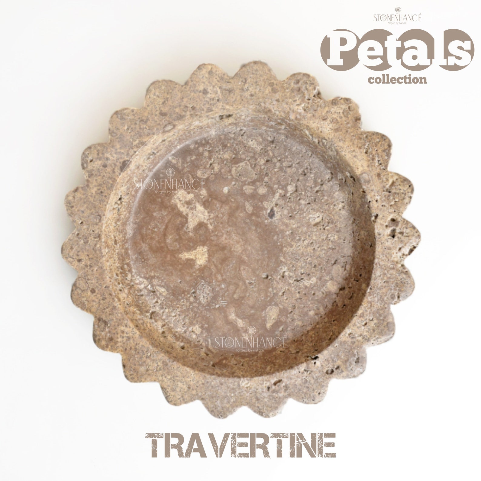 Travertine Round Tray Marble Tray Stone Trays Vanity Tray - Etsy