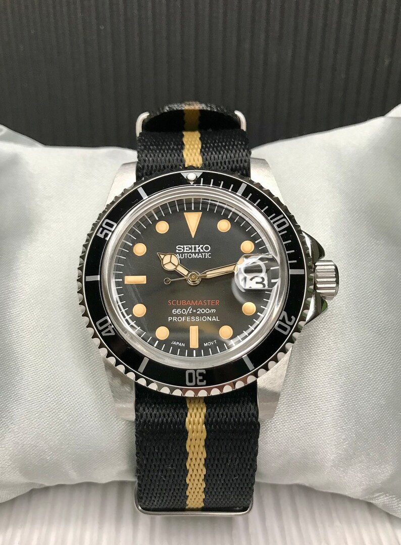 Seiko Scubamaster Vintage Submariner/milsub Homage Custom - Etsy