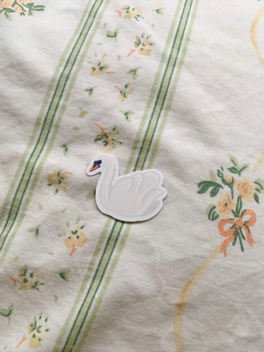 Swan Sticker - Etsy