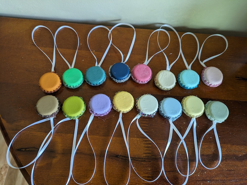 Handmade Macaroon/macaron Cookie Christmas Ornament Holiday Seasonal ...