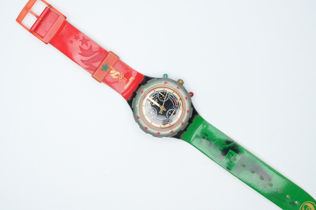 Swatch Said Aouita SEZ101 Scuba 200 Chrono – Commemorative Atlanta 1996 ...