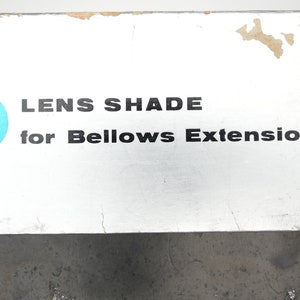 Hasselblad Lens Shade for Bellows Extension With Polaroid 100 (50504 ...