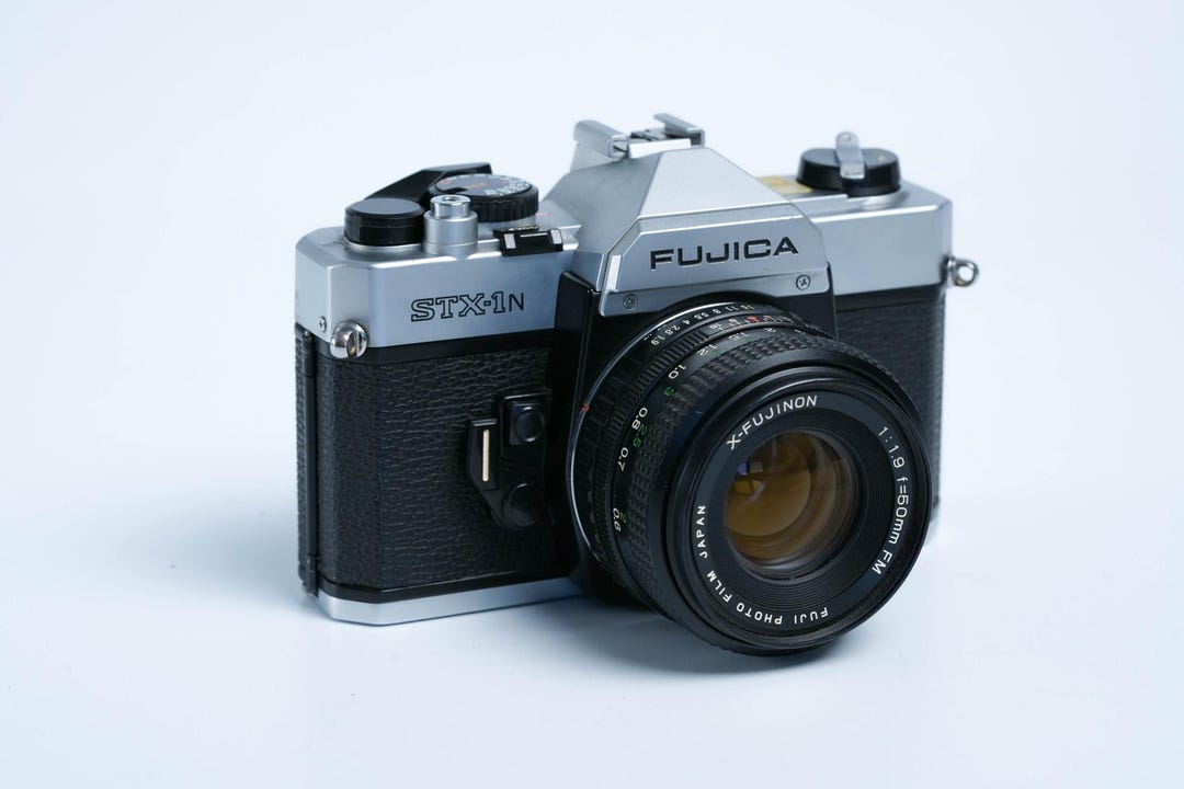 Fujica STX-1N 35mm SLR With X-fujinon 50mm F/1.9 Lens + Kodak Gold Film ...