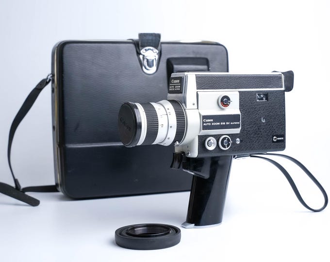 Canon 518 SV Super 8 Film Camera – Vintage 1970s Analog Movie Camera - Etsy