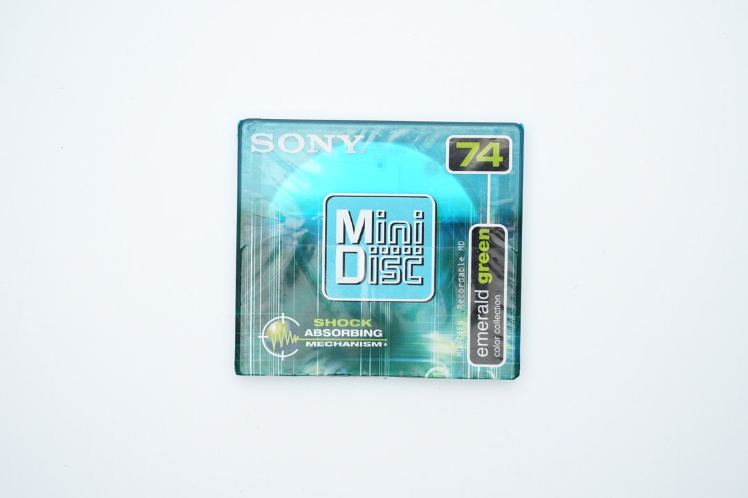 Sony Minidisc Emerald Green – Rare 90s Color Collection Edition, Sealed ...