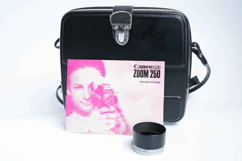 Canon Zoom 250 Super 8 Movie Camera – Complete Set With Leather Case ...